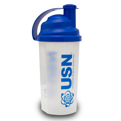USN Standard Shaker - Clear/Blue - Fitness55.co.uk