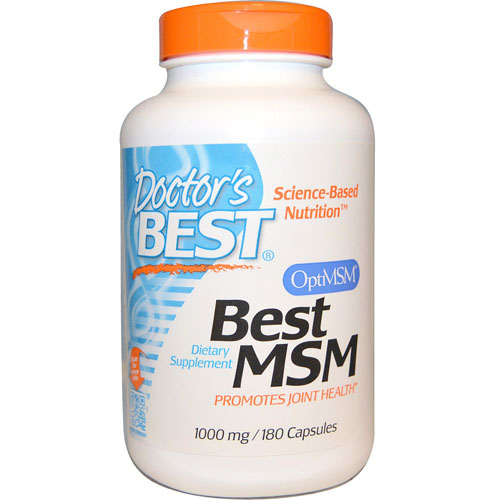 Doctor's Best MSM - 180 Caps - Fitness55.co.uk